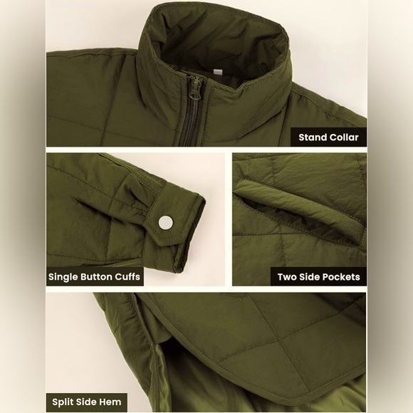 Jackets & Coats | Womens Oversized Quilted Lightweight Puffer Jacket ...